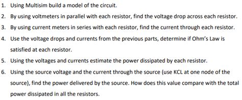 Solved Using Multisim Build A Model Of The Circuit By Chegg