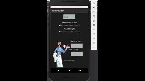 Simple Android Tip Calculator Demo Youtube