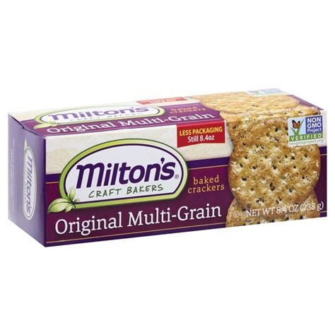 Miltons Gourmet Crackers Original Multi Grain