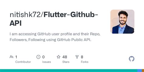 Github Nitishk72flutter Github Api I Am Accessing Github User