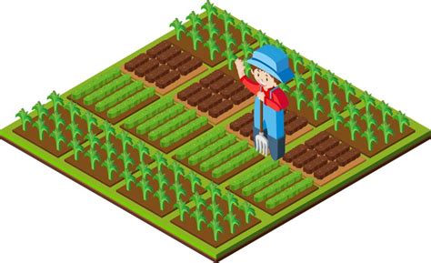 Farmer And Farm Animals Royalty Free Vector Image