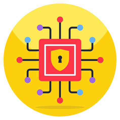 secure chip chip security chip protection chip safety secure processor icon download on
