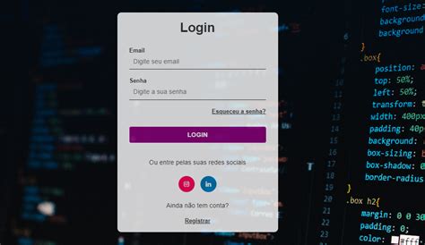 Github Daniela Almeida Loginpage P Gina De Login Css E Html