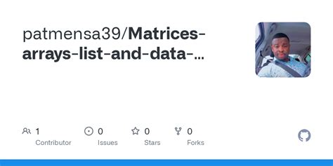 Github Patmensa39matrices Arrays List And Data Frames In R Programming