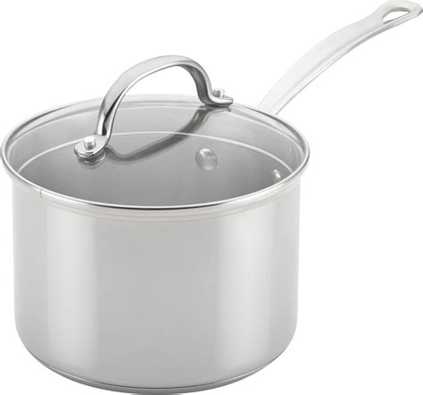 Brandclub Farberware Millennium Stainless Steel Sauce Pansaucepan With Lid 3 Quart Silver