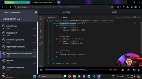 Lecture 6 Of Javascript In Delta 30 By Shradha Khapra Vinay Bagde