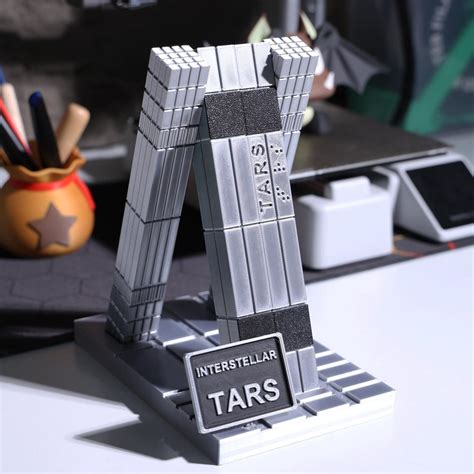 Interstellar Movie Tars Robot Figure Custom Tars Model With Gunmetal