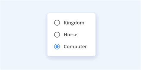 smooth sliding card ui radio button microinteraction codemyui