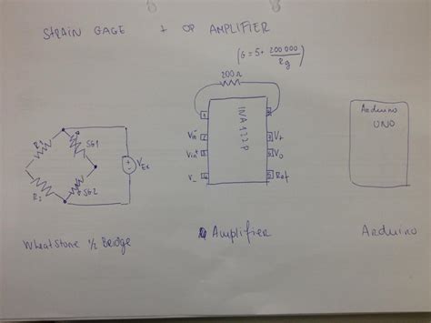 Instrumentation Amplifier Strain Gauge And Arduino Electrical