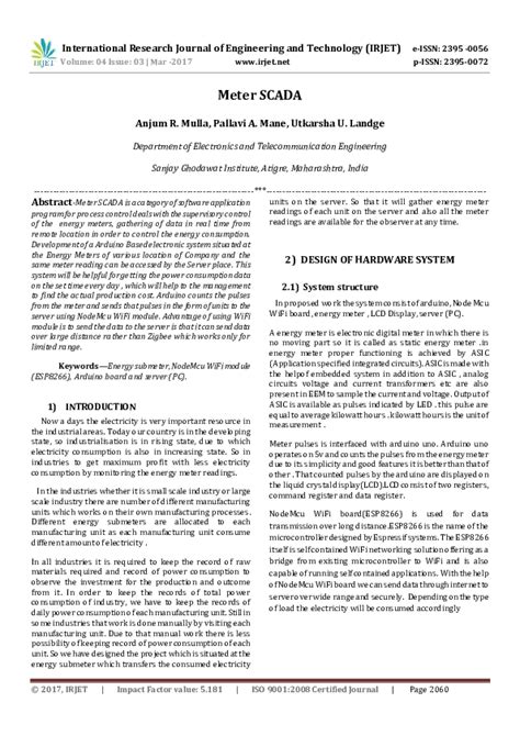 Pdf Meter Scada