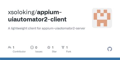 GitHub Xsoloking Appium Uiautomator Client A Lightweight Client For Appium Uiaotomator Server