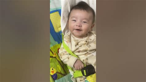 눈웃음🧸👶🏻 로운이 성장일기 3개월아기 웃기 Youtube
