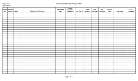 39 Useful Requirements Traceability Matrix Templates Free