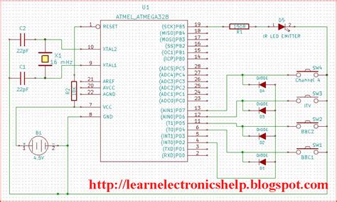 Television Remote Control Circuit Diagram Remote Car Circuit