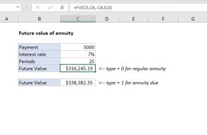 Excel Future Value Calculation MalcolmXiao