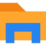 File Explorer Icon In Tiny Color Style