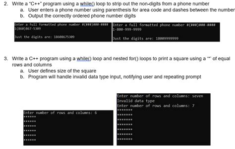 Solved 2 Write A C Program Using A While Loop To Chegg