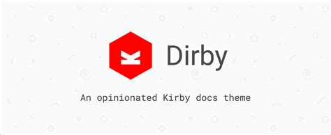 Github Stefanzweifel Dirby An Opinionated Kirby Theme For Documentations