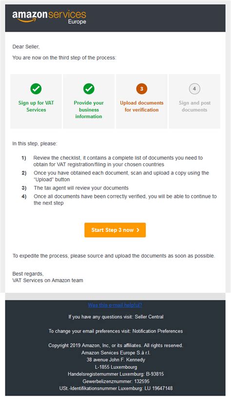 Reminder Upload Documents For Verification Emails General Selling On Amazon Questions