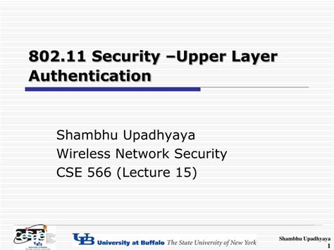 ppt 802 11 security upper layer authentication powerpoint