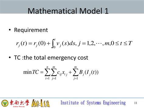 Ppt Emergency Material Dispatching Model Based On Particle Swarm