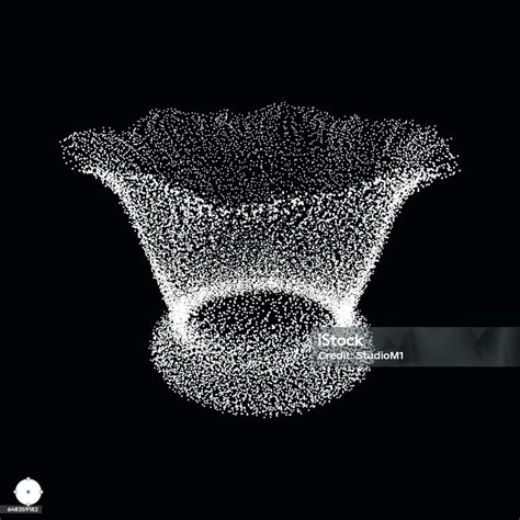 동적 입자가 있는 배열입니다 3d 기술 스타일 원자에 대한 스톡 벡터 아트 및 기타 이미지 원자 혼돈 0명 Istock