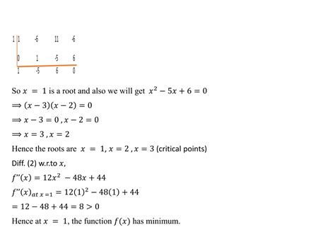 Differential Calculus Maxima Minima Ppt