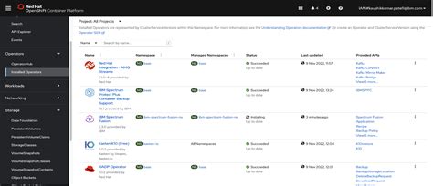 Install IBM Storage Fusion To Back Up And Restore Kubernetes Workloads