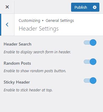 How To Configure Header Settings BlossomThemes