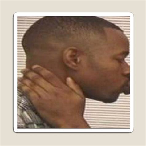Two Black Men Kissing Meme Left Magnet For Sale By Jridge98 Redbubble