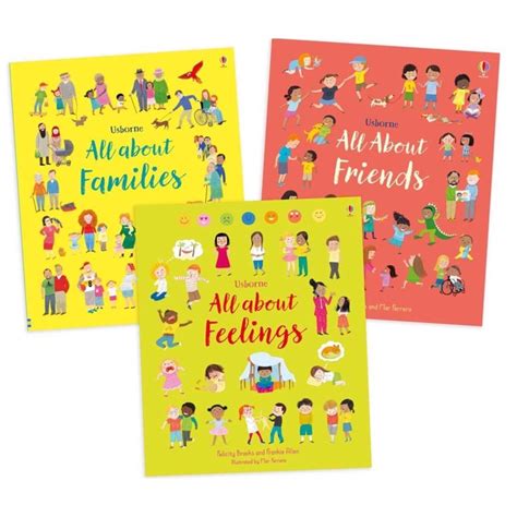 SG LOCAL STOCK ⌁ Usborne All About Feelings/Friends/Families Children Toddler First Learning ...