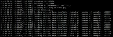 Training Problem Issue OpenNMT OpenNMT Py GitHub
