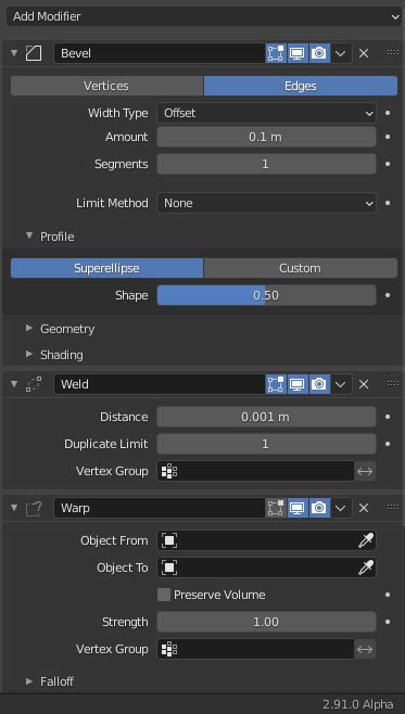 New Modifier Panel And List User Feedback Blender Developer Talk