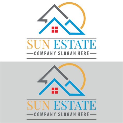 Real State Logo Design For Commercial Use Logo Design 36223567 Vector Art At Vecteezy