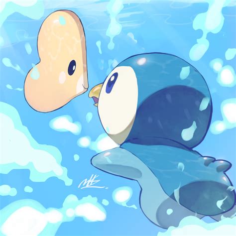 Mik Mikofficial Luvdisc Piplup Nintendo Pokemon Highres