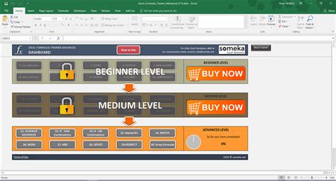 excel formulas trainer advanced practice workbook