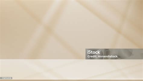 배경 베이지 색 벽 스튜디오 디스플레이 그림자 Leves 시멘트 바닥 표면 질감 연단 모형 벡터 상단 선반 바 봄 여름에 배경 화장품과 빈 주방 크림 룸 0명에 대한 스톡