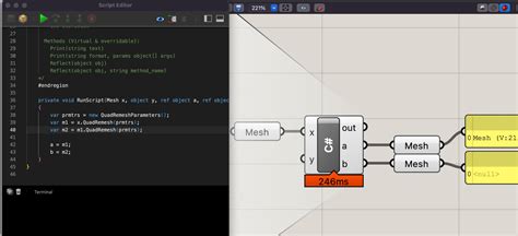 Quadremesh In C Editor Grasshopper Developer Mcneel Forum