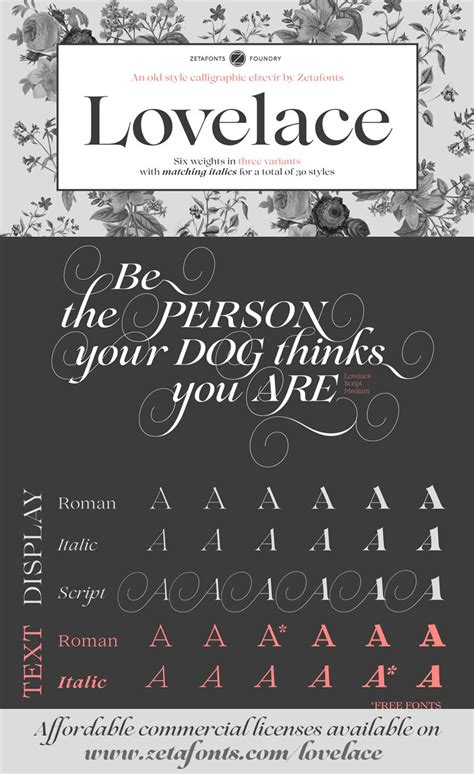 lovelace script trial extrabold font