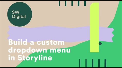 Build A Custom Dropdown Menu In Storyline Youtube