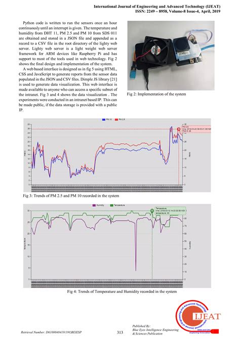Iot Based Weather Monitoring System For Effective Analytics Pdf