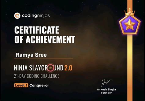 Ninjaslayground Codingninjas Codingchallenge Javapractice Ramya Sree