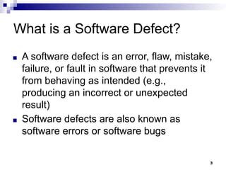 Software Defects Pdf Operating Systems Computer Software And Applications