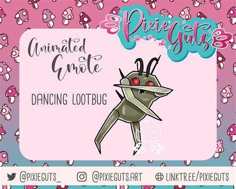 Lethal Company Animated Loot Bug Emote Hoarder Bug Dancing Emote For Twitch Discord