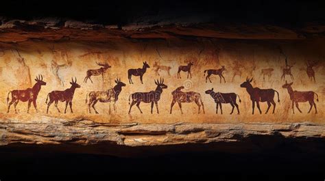 Prehistoric Rock Painting Stock Illustrations 2277 Prehistoric Rock Painting Stock