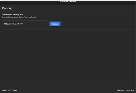 Dev Tools Unable To Connect To VM Service Issue Flutter Devtools GitHub