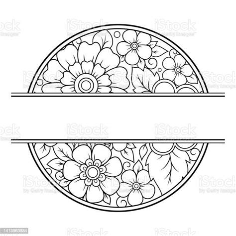 동부 전통의 프레임 헤나 문신 장식 패턴으로 양식화책 노트북 관 잡지 엽서 및 폴더에 대한 커버를 장식합니다 멘디 스타일의 꽃 테두리 0명에 대한 스톡 벡터 아트 및 기타