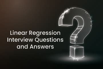 Linear Regression Interview Questions And Answers 360DigiTMG