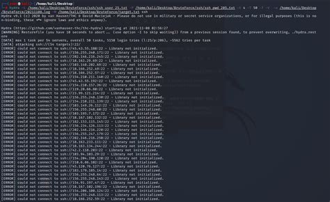 Unable To Brute Force The Ssh Service In Batches Issue Vanhauser Thc Thc Hydra GitHub
