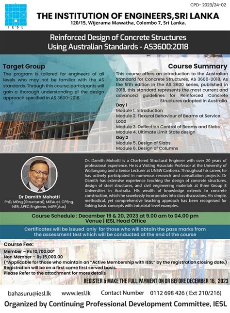 Reinforced Design Of Concrete Structures Using Australian Standards AS On